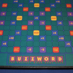 BUZZWORD GAME 1995 Fastest Word Game Ever by the Great American Puzzle ...