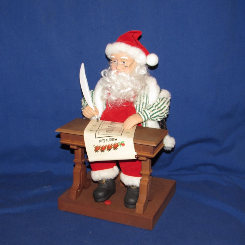 Santa Checking His List - Etsy