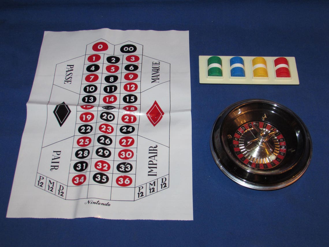 ROULETTE GAME by NG Nintendo Games Rare 1960 Free Shipping - Etsy