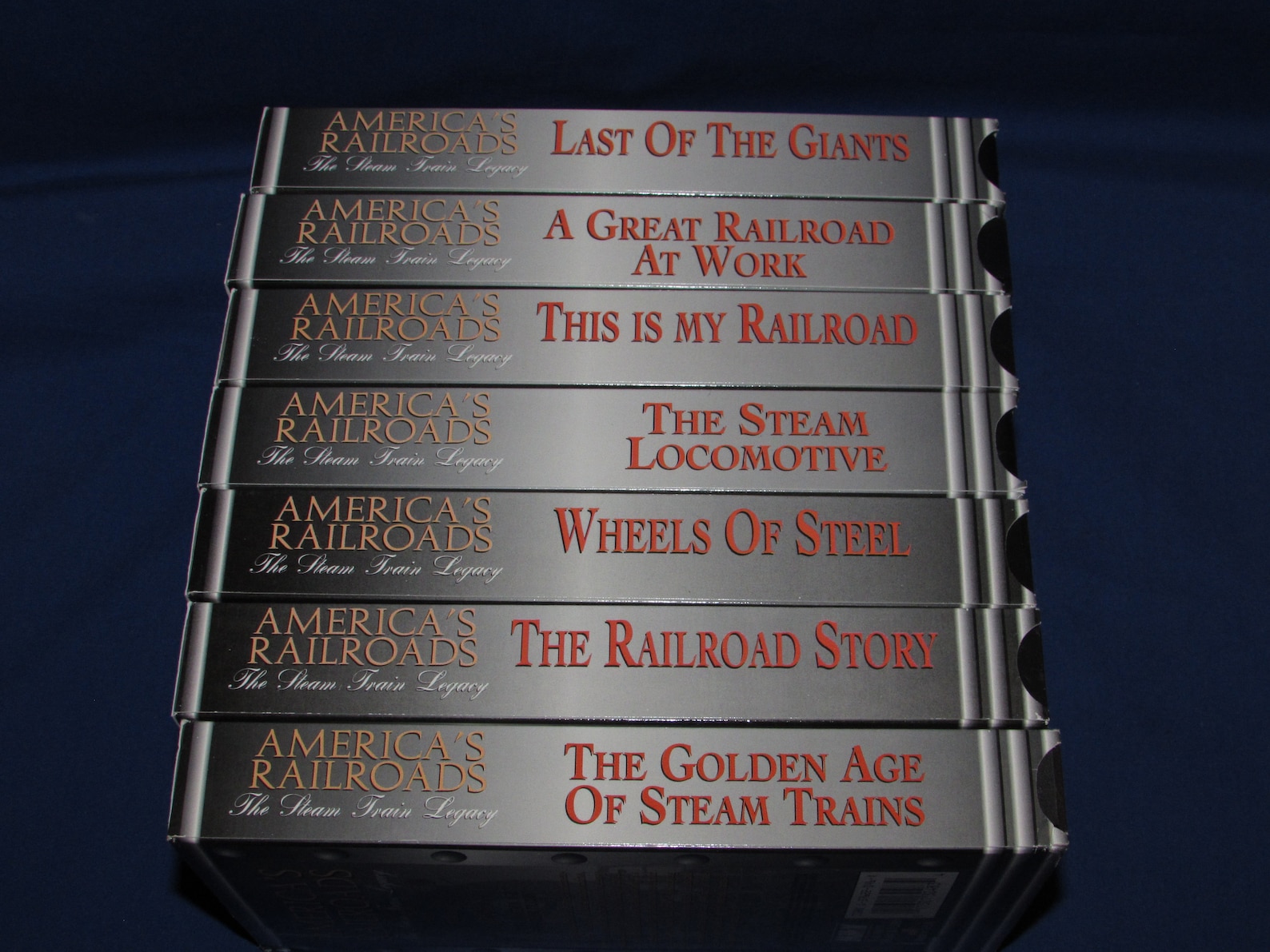 AMERICA’S RAILROADS VHS 1995 Steam Train Legacy 7 Tapes Free Shipping ...