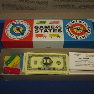 Game of the States Milton Bradley With Alaska and the Hawaiian Islands ...