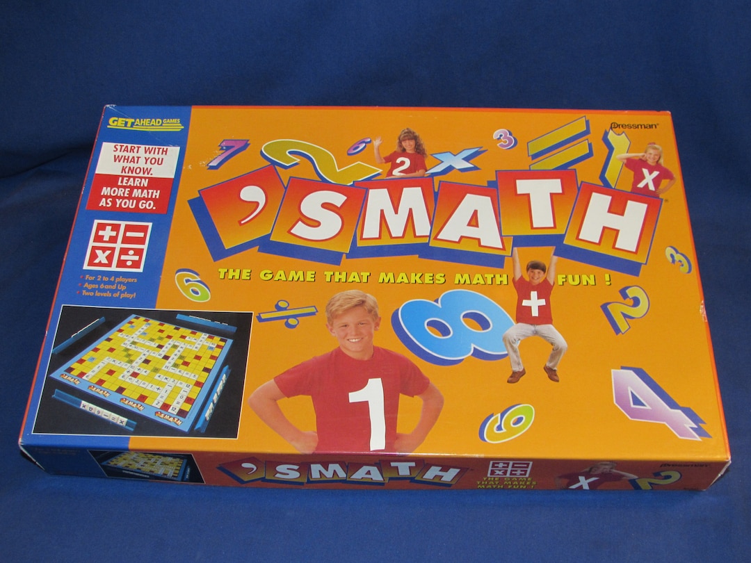 SMATH GAME 1992 PRESSMAN Educational Math Game Vintage - Etsy