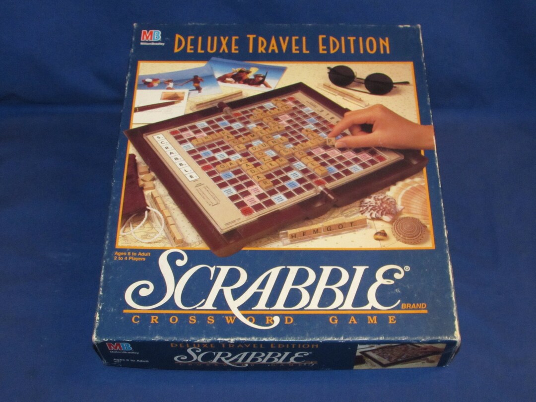TRAVEL SCRABBLE Game 1999 Word Game Vintage - Etsy