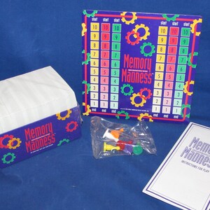 MEMORY MADNESS GAME 1994 Great American Puzzle Factory Free Shipping - Etsy