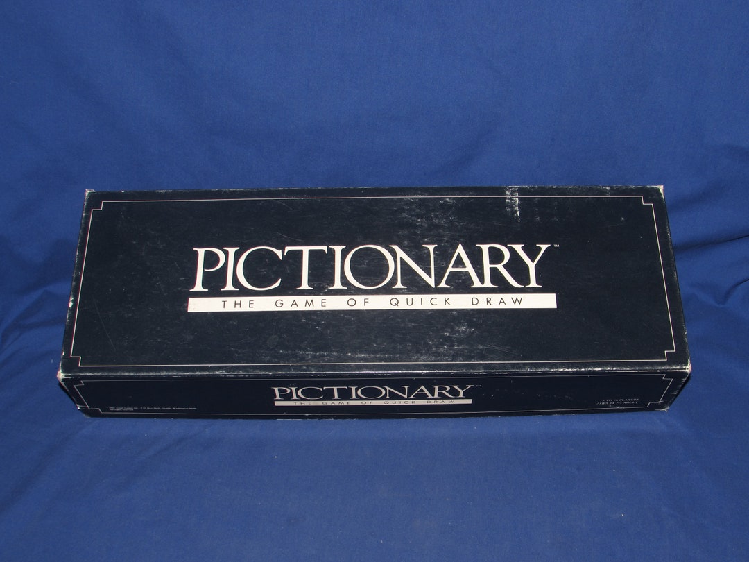 PICTIONARY FIRST EDITION the Game of Quick Draw 1985 Vintage - Etsy