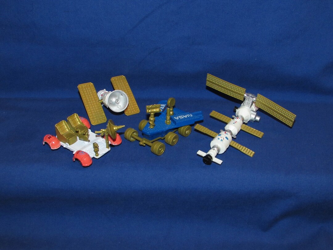 TOY SPACE VEHICLES Set of 4 Liberty Imports Free Shipping - Etsy