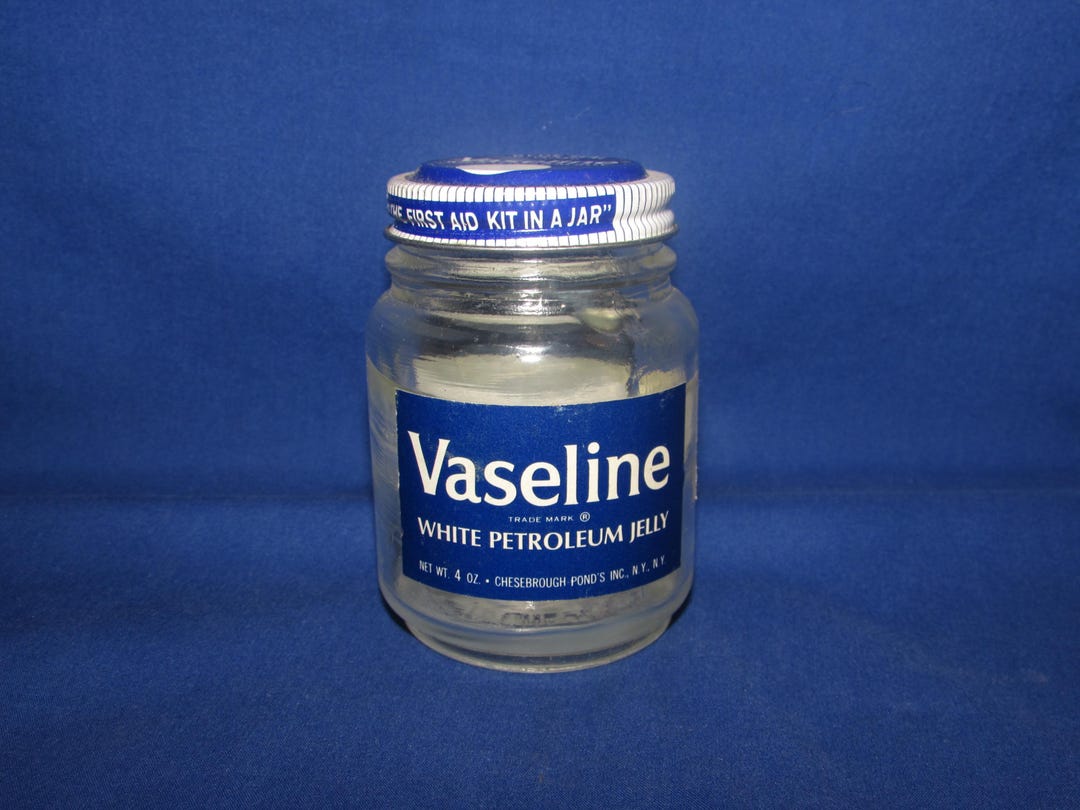 VASELINE JAR 1970s Vintage 4-ounce Container - Etsy