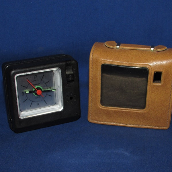 Quartz Travel Alarm Clock - Etsy