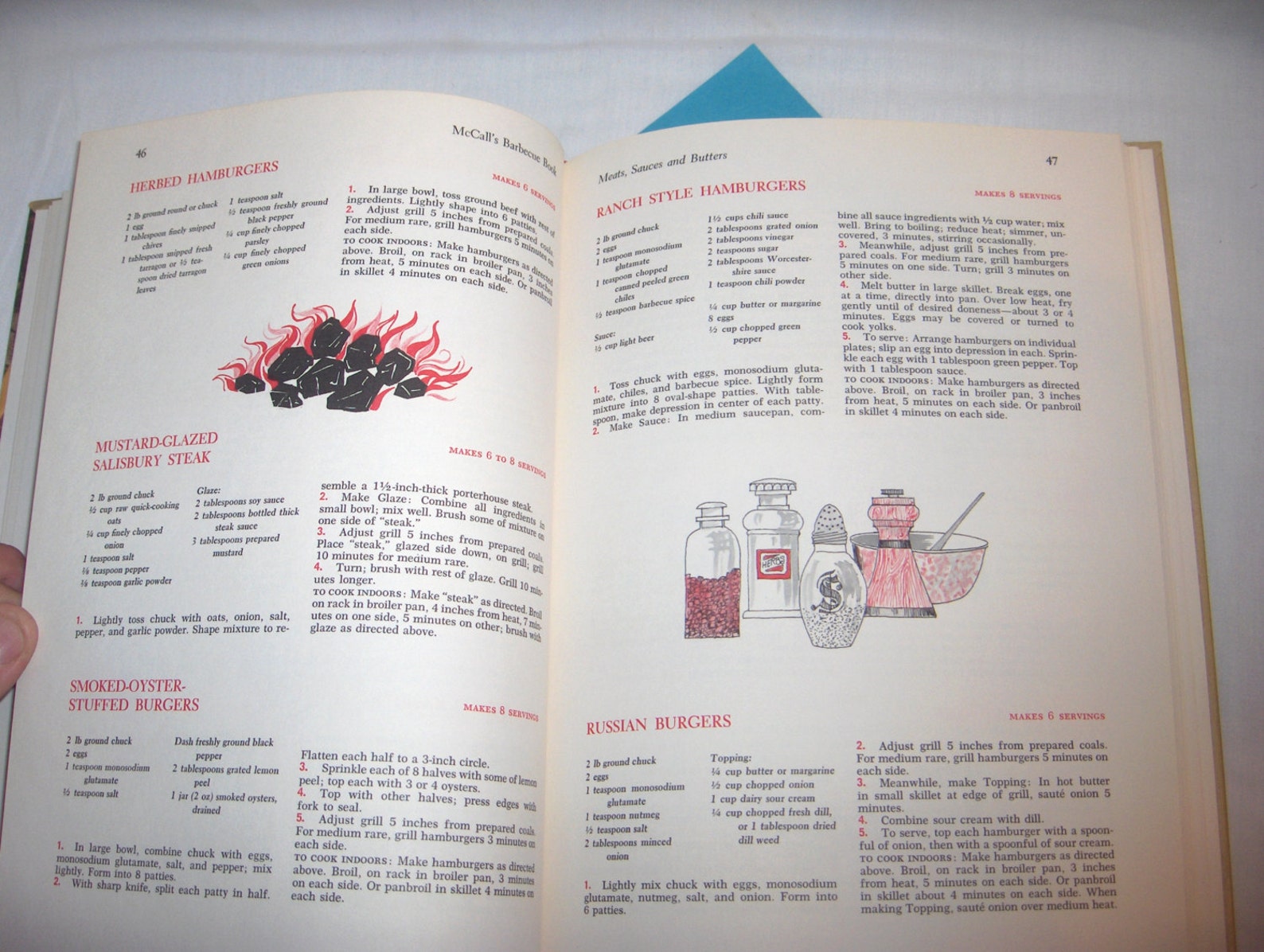 Cookbook Mccalls BARBECUE COOKBOOK 1966 Over 300 Recipes - Etsy