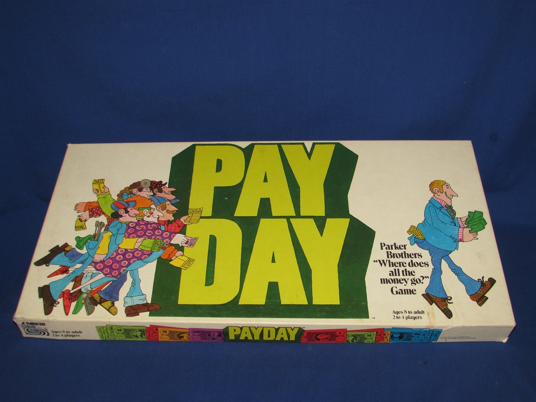 PAYDAY 1975 Parker Brothers Where Does All the Money Go Game Pay Day - Etsy