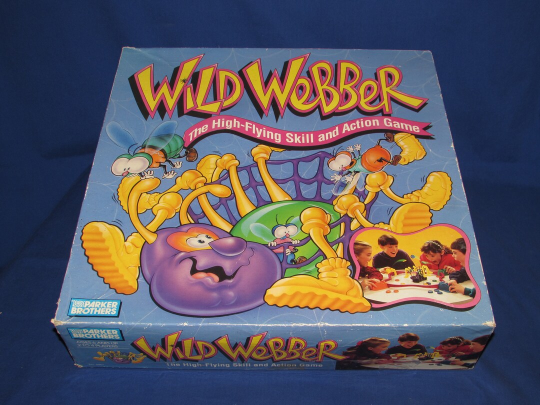 WILD WEBBER GAME 1992 Parker Brothers Free Shipping - Etsy