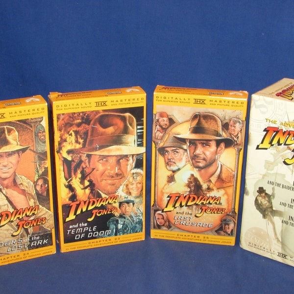 Indiana Jones Vhs - Etsy