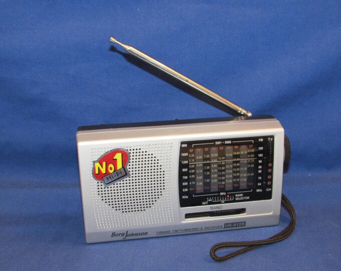 Borg Johnson WORLD-WIDE RADIO 12 Band Short Wave 1980s - Etsy