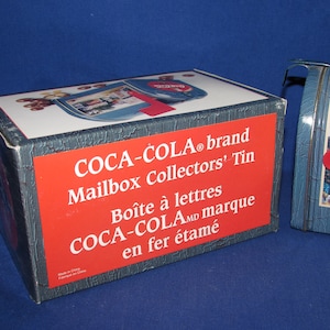 COCA-COLA MAILBOX Tin 1999 in Box - Etsy
