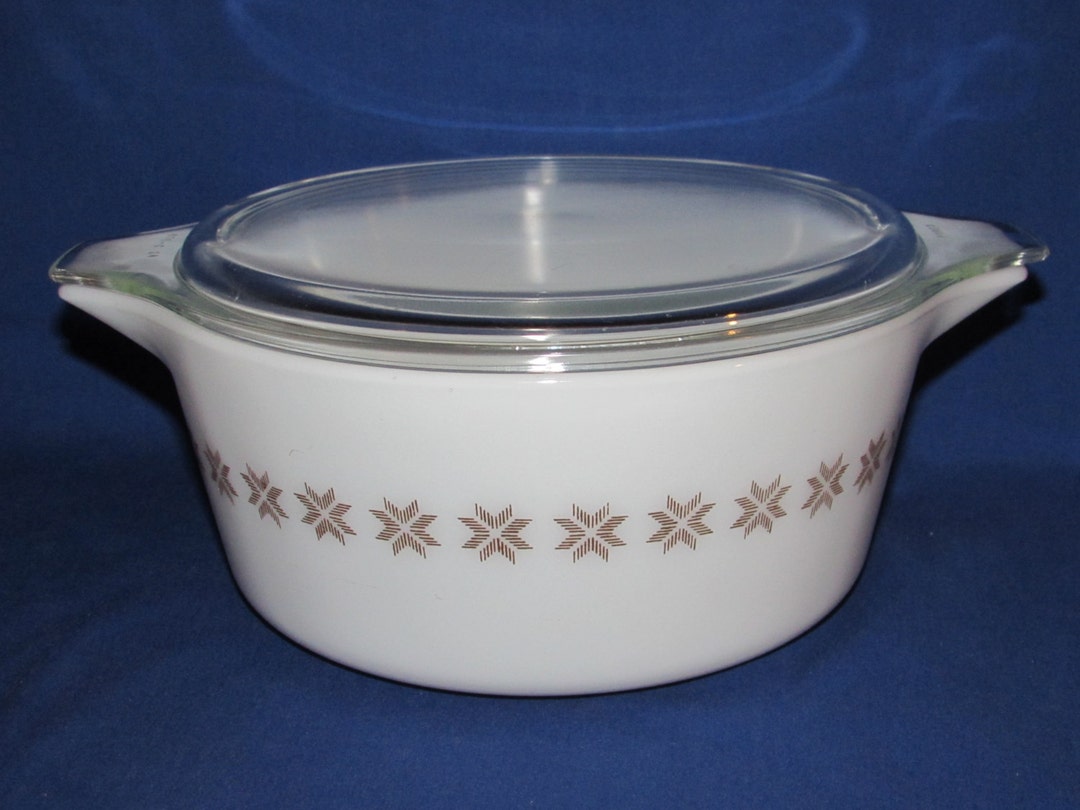 PYREX CASSEROLE DISH #475 Town and Country 2.5 Quart 1960s - Etsy