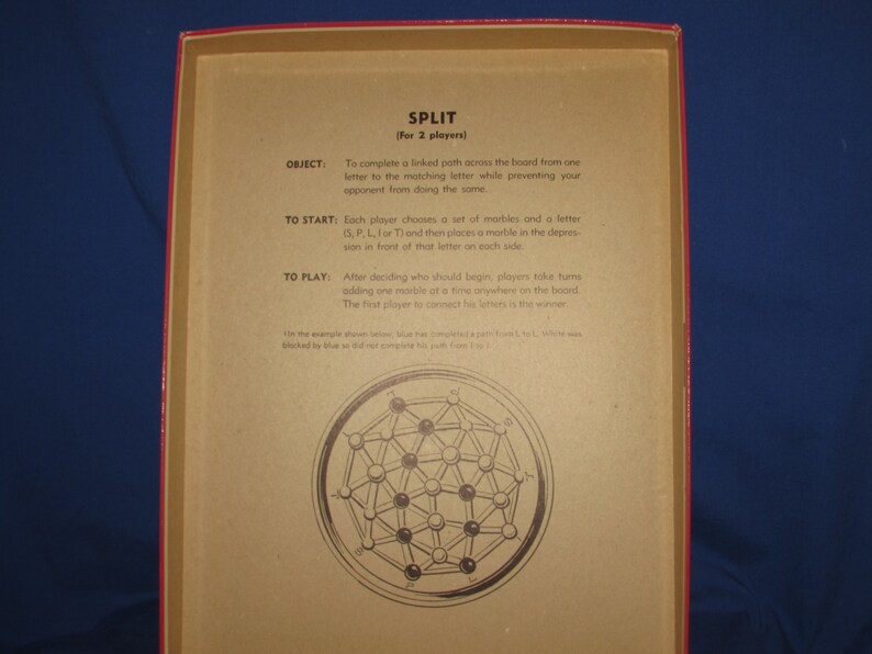 SPLIT GAME WHITMAN 1966 Intriguing Strategy Game - Etsy