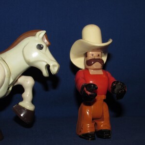 FISHER PRICE Husky Helper 1979 Rodeo Rig Truck With Horse and Cowboy ...