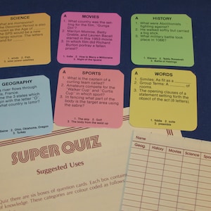 Isaac ASIMOV SUPER QUIZ 1 and 2 Two Game Set Waddington’s 1982 and 1983 ...