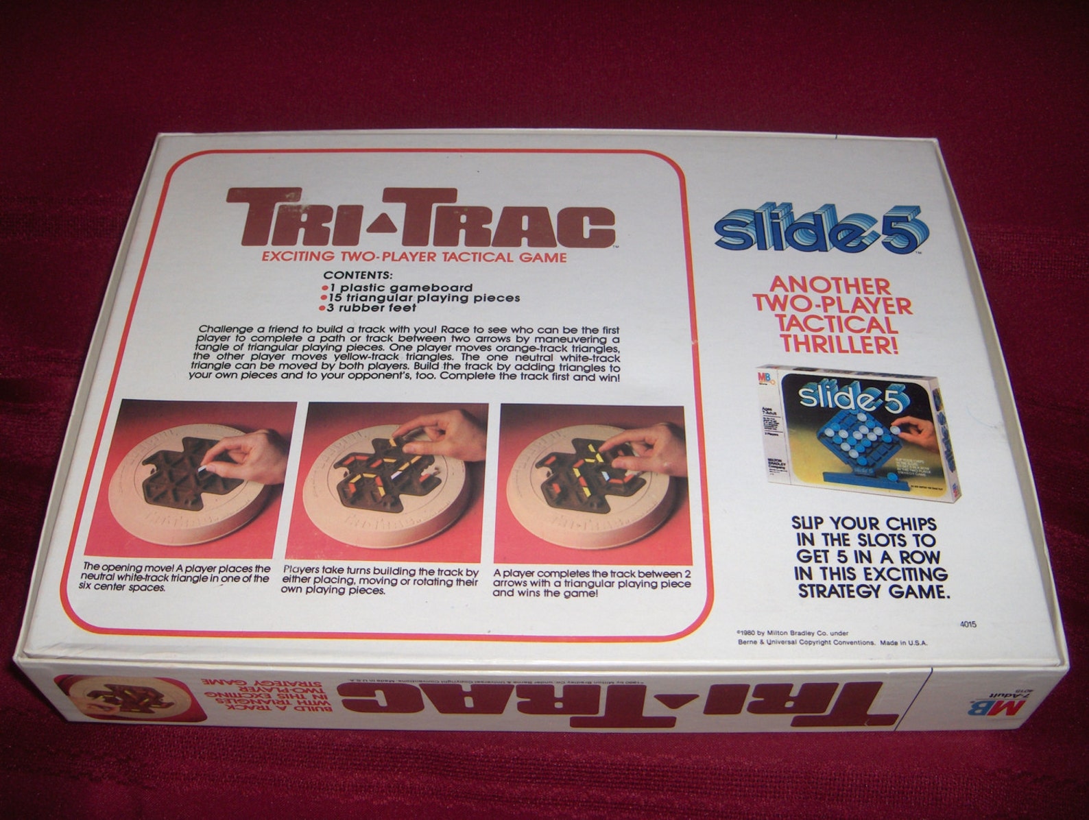 TRI TRAC Milton Bradley Board Game 1980 Tri-trac Vintage - Etsy