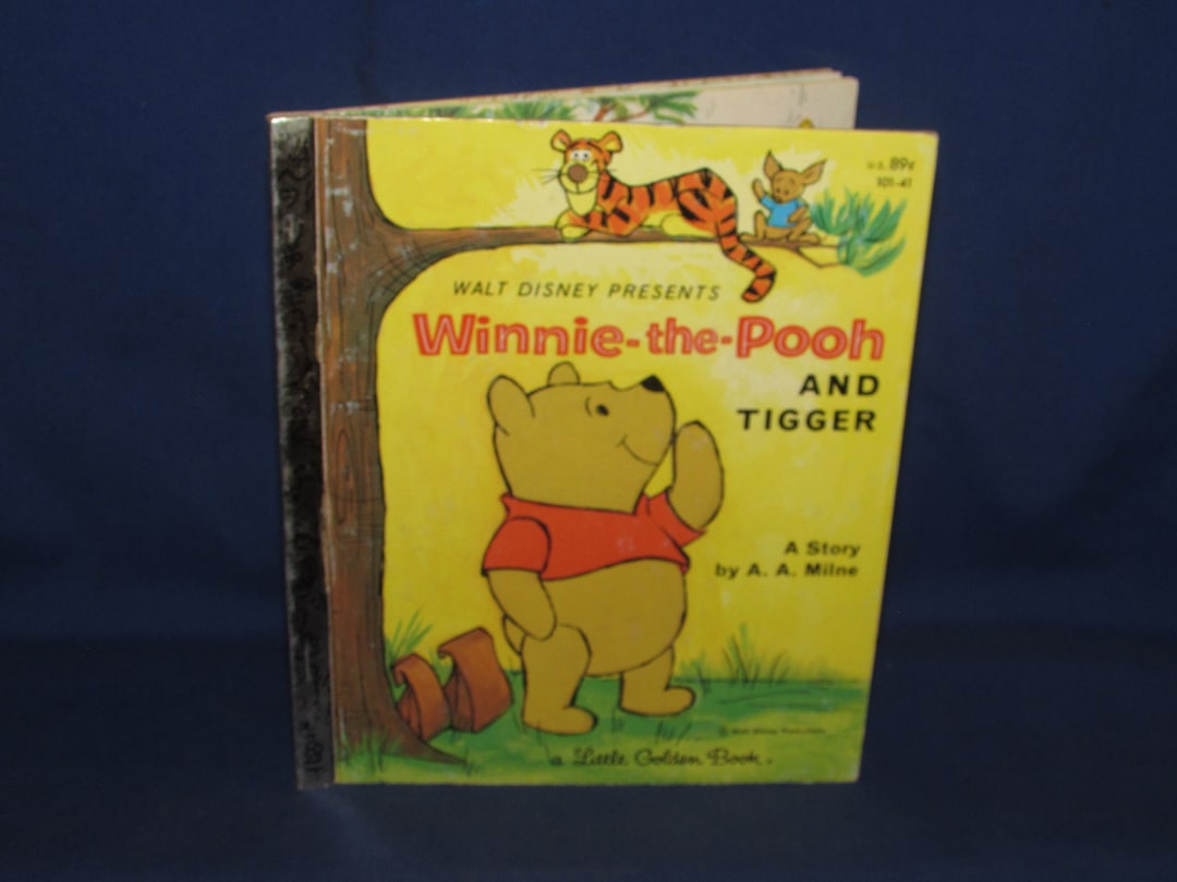WINNIE THE POOH and Tigger 1982 Little Golden Book Free Shipping - Etsy