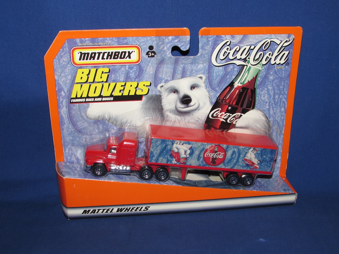 COCA-COLA Matchbox Miniature Big Movers Coca-cola Rig 1998 - Etsy