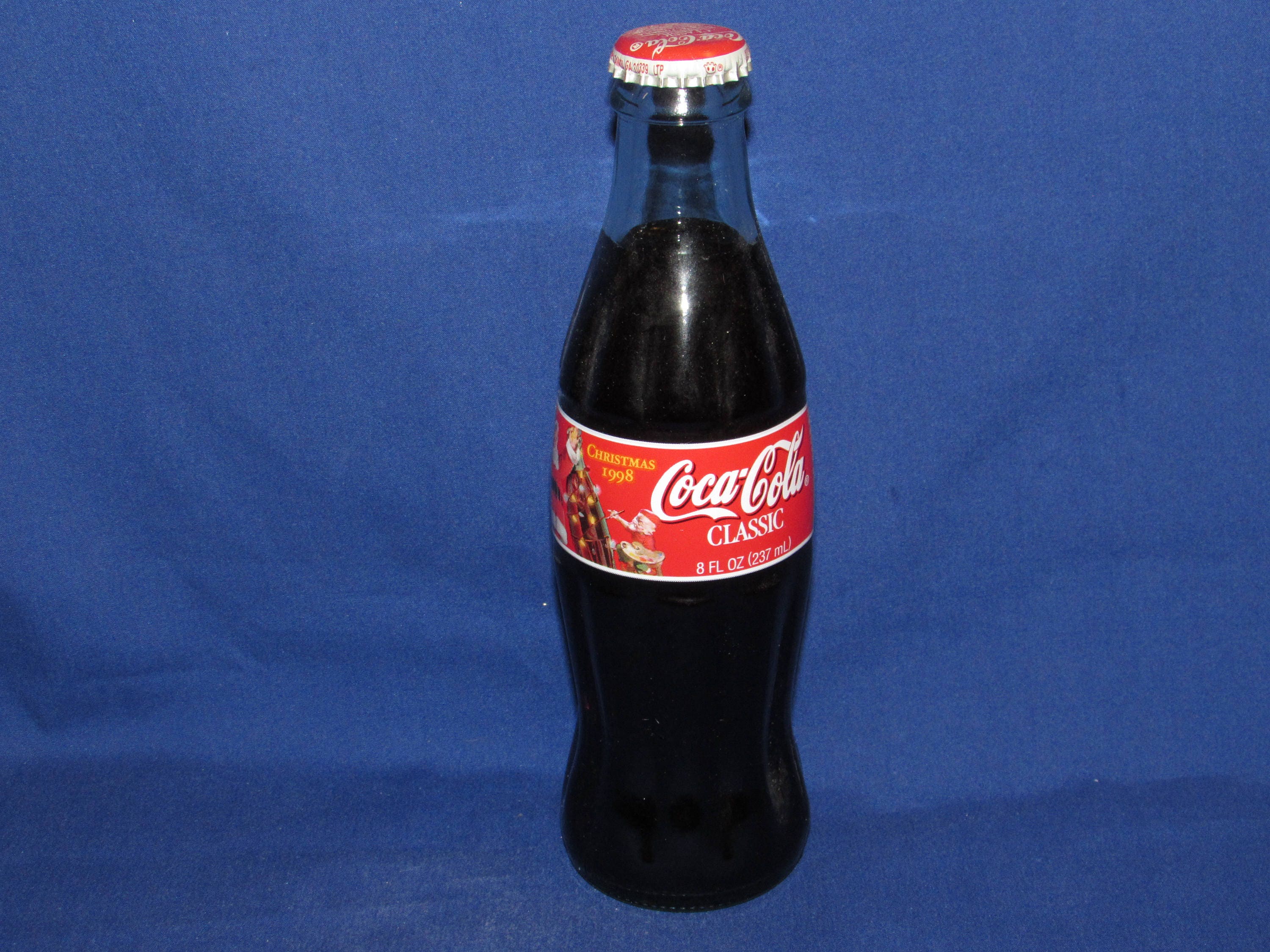 COCA-COLA CHRISTMAS Bottle 1998 Advertising Free Shipping | Etsy