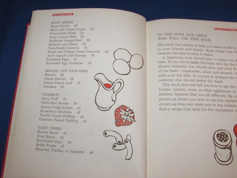 COOKBOOK Easy Cooking Book 1972 Simple Recipes for Beginning - Etsy