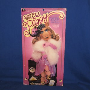 MISS PIGGY Paper Doll 1980 Colorforms Free Shipping - Etsy