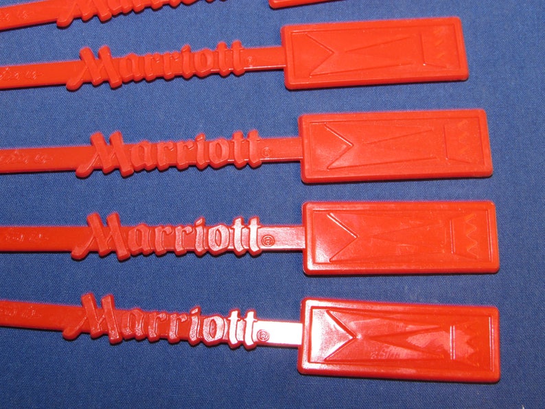 MARRIOTT SWIZZLE STICKS This is Living Set of 15 Vintage Advertising ...