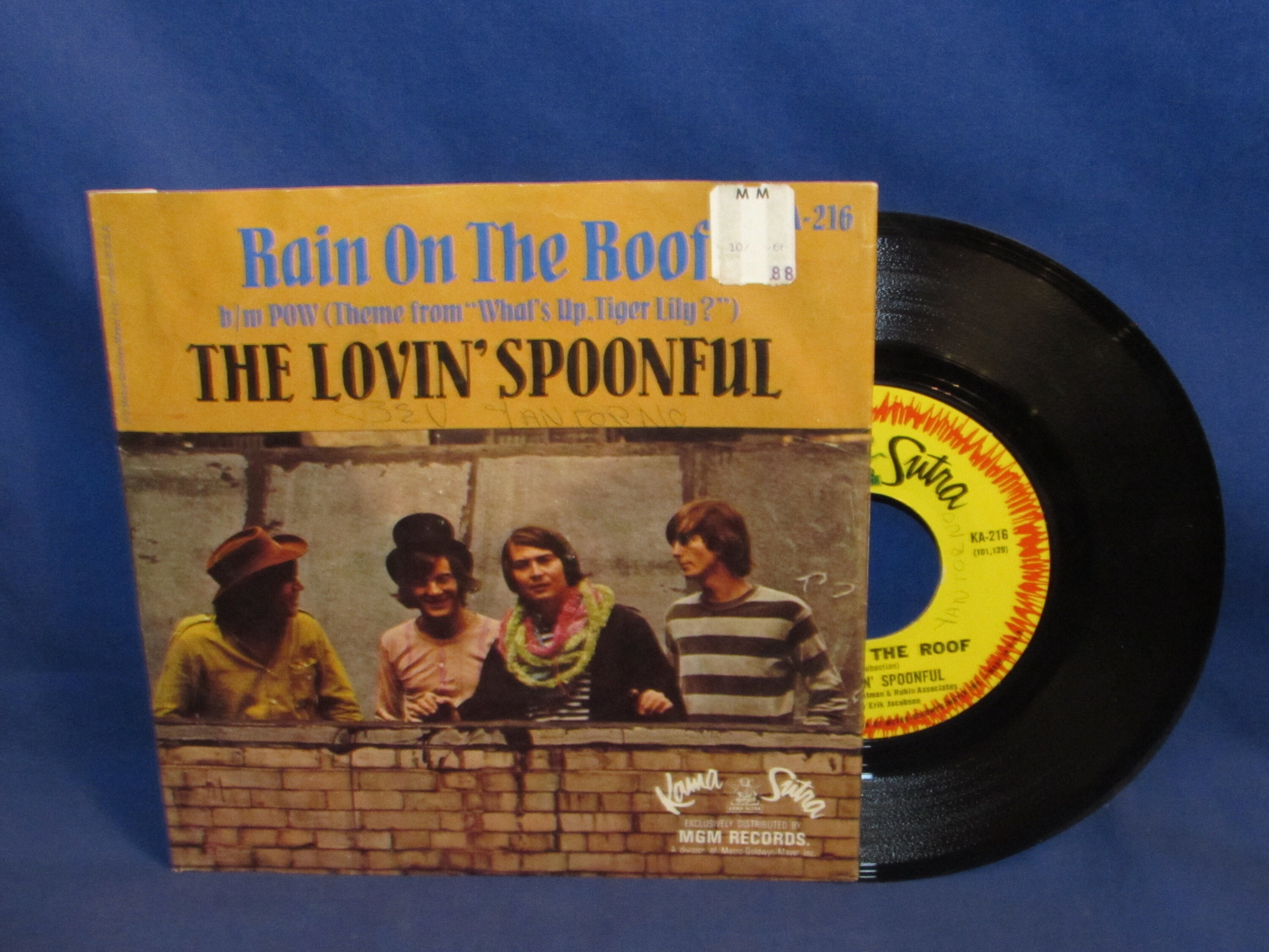 LOVIN’ SPOONFUL 45 Rpm Rain on the Roof/pow 1966 Free Shipping - Etsy UK