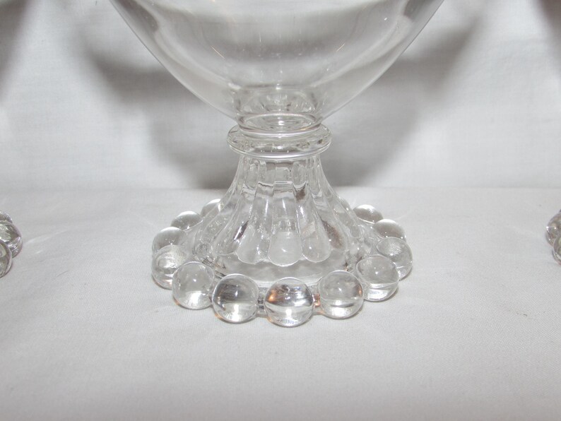 CANDLEWICK DESSERT CUPS Gold Rimmed Set of 6 Vintage Glassware - Etsy