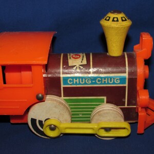 Fisher Price CHUG CHUG TRAIN 1964 Vintage Toy - Etsy