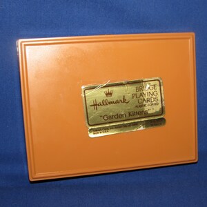 HALLMARK PLAYING CARDS Garden Kittens Double Deck 1970s - Etsy