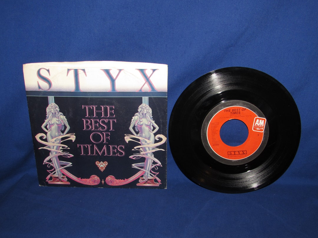 STYX 45 RPM Best of Times Lights 1980 Vintage Vinyl - Etsy