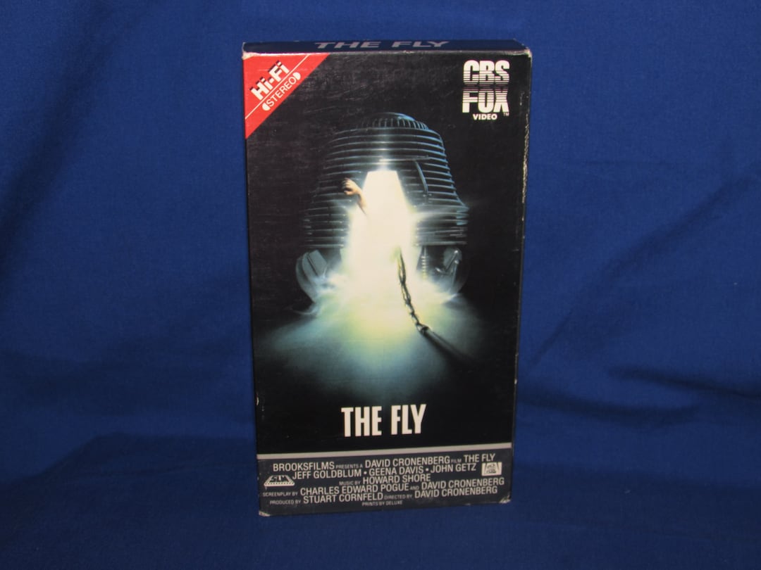 THE FLY VHS 1986 Jeff Goldblum Geena Davis Sci-fi Thriller - Etsy