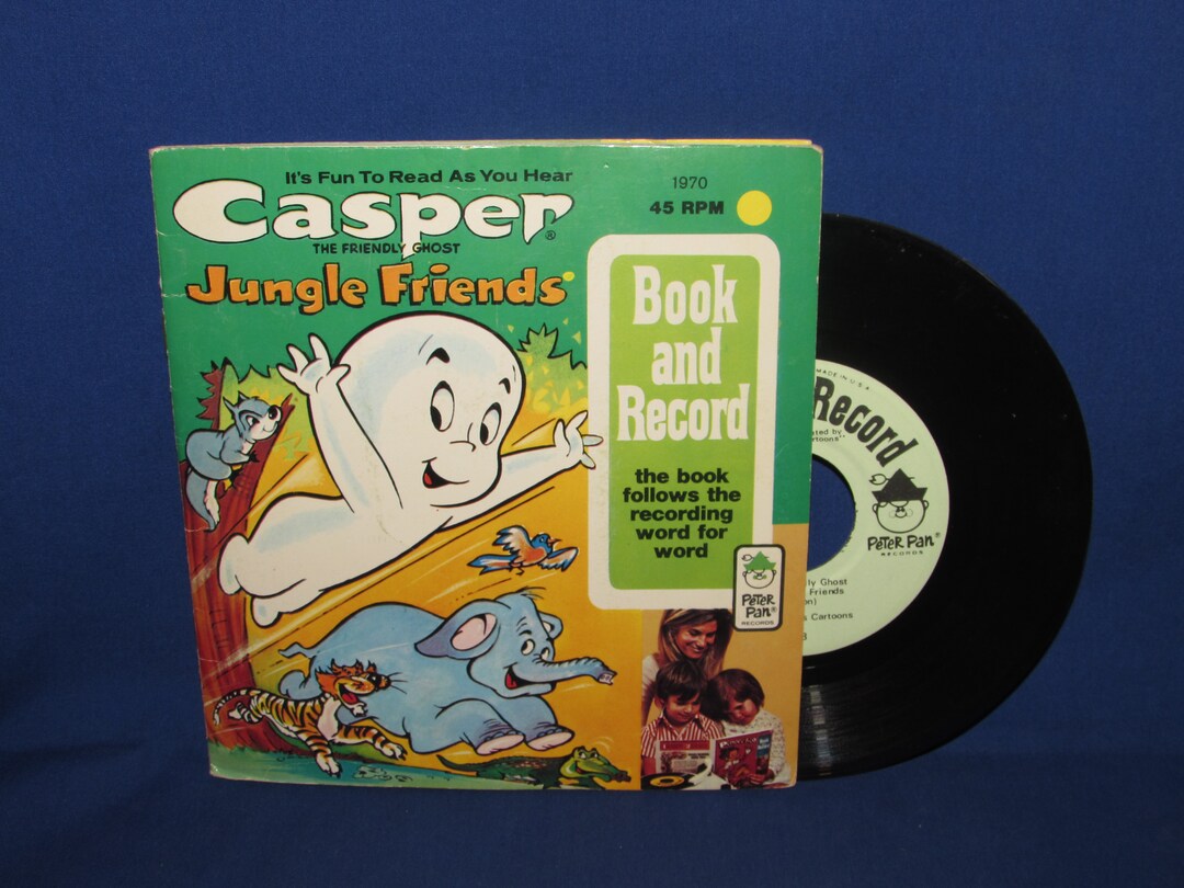 CASPER the Friendly Ghost Book & Record Peter Pan Records 1973 - Etsy