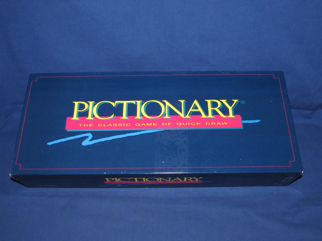 PICTIONARY 1993 Version the Classic Game of Quick Draw Vintage - Etsy