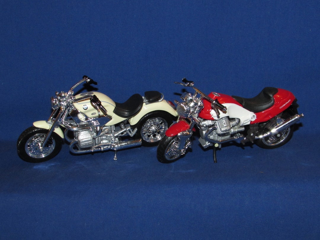 MAISTO TOY MOTORCYCLES 2000 Set of 2 Die Cast Vintage Toys - Etsy