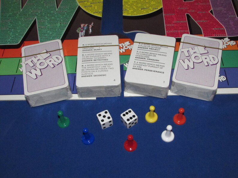 THE WORD 2 GAME Advanced Version 1987 Vocabulary Fun - Etsy