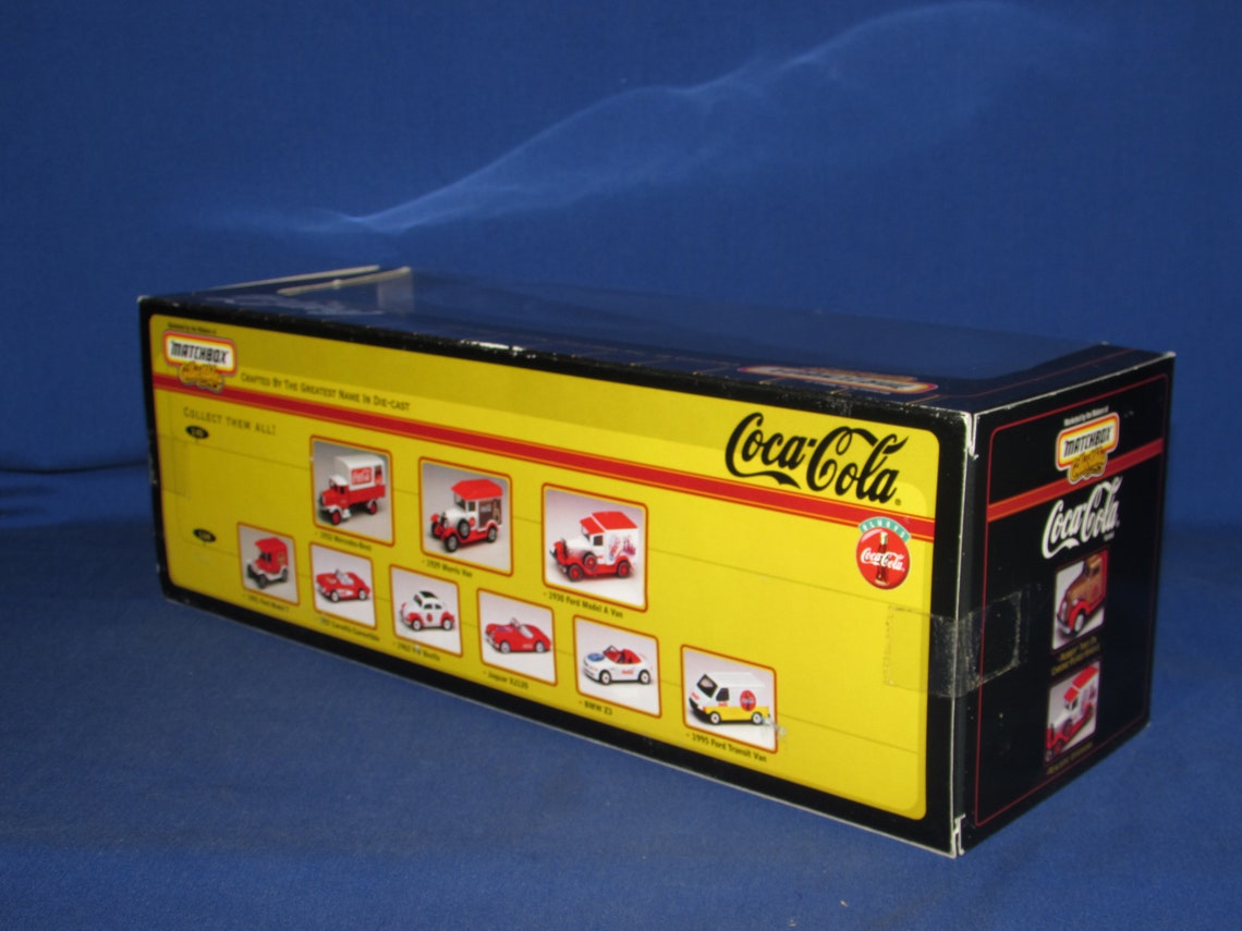 COCA-COLA MATCHBOX 3 Van Set 1998 Die Cast Vintage Vans Free Shipping ...