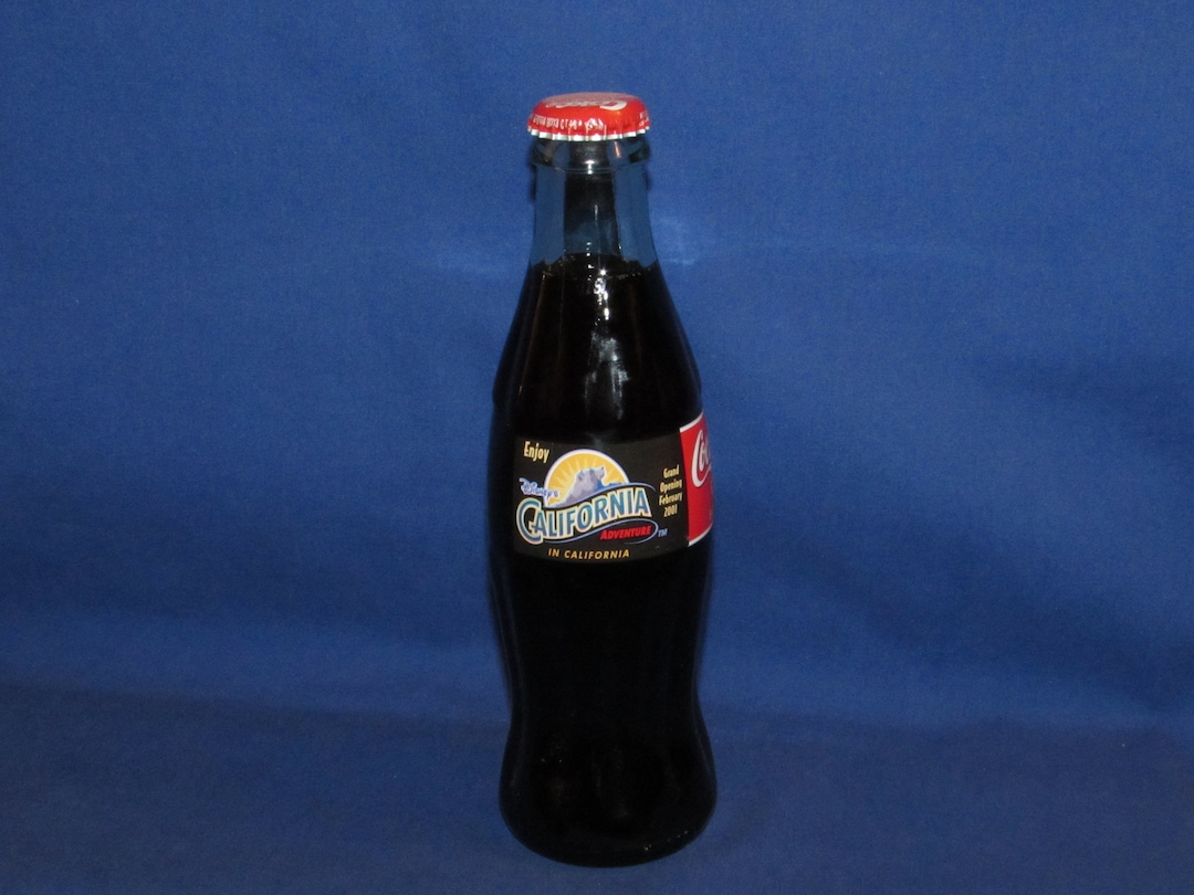 Coca-cola Bottle DISNEY’S CALIFORNIA ADVENTURE Park 2001 Grand Opening ...