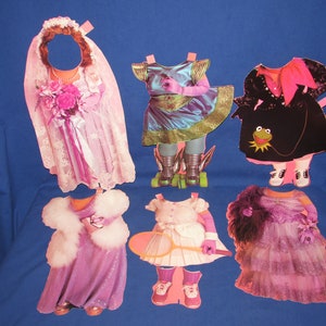 MISS PIGGY Paper Doll 1980 Colorforms Free Shipping - Etsy