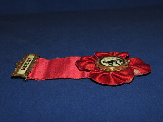 CATHOLIC MEMBER RIBBON 1950s Free Shipping - Gem