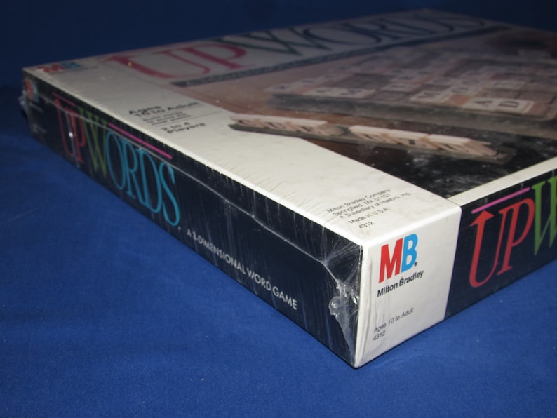 UPWORDS GAME 1988 Milton Bradley NIB Crossword Puzzle Fun Vintage - Etsy