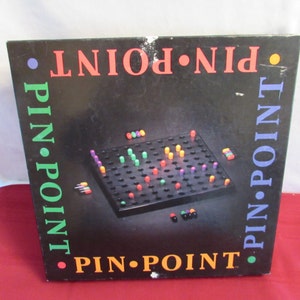 PIN POINT GAME 1993 Oliver Ltd Vintage Board Game - Etsy