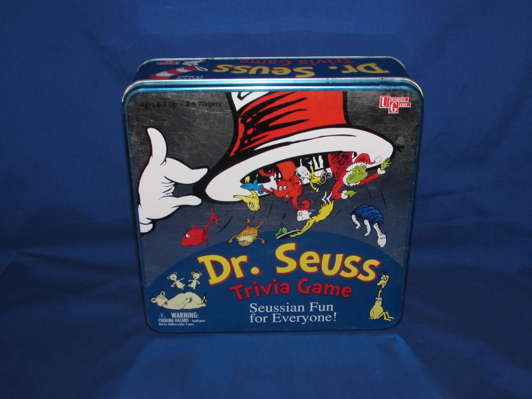 DR. SEUSS Trivia Game 2000 University Games - Etsy