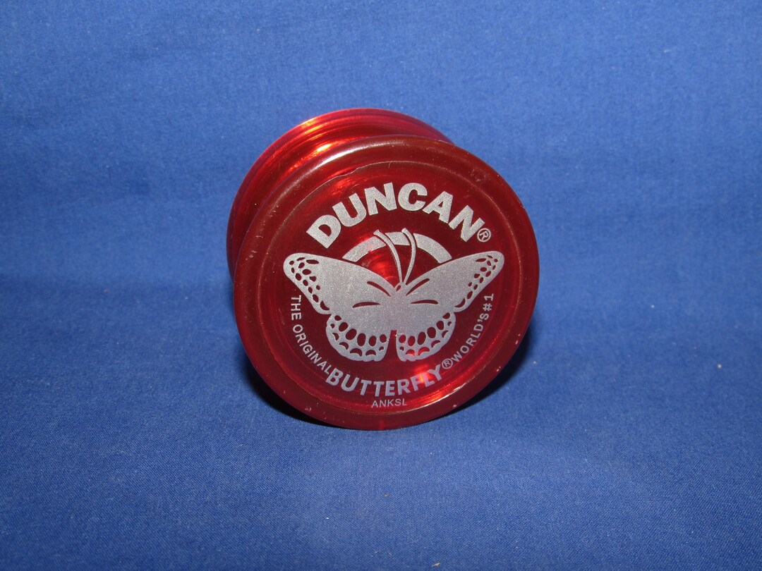 Duncan IMPERIAL BUTTERFLY Yo-yo Red 1990s - Etsy