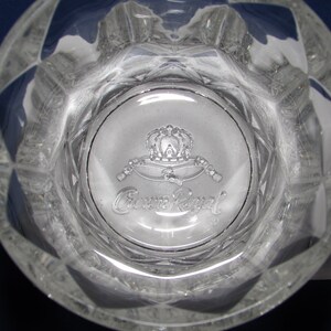 CROWN ROYAL GLASS With Small Crown Logos on the Rocks Vintage Barware ...