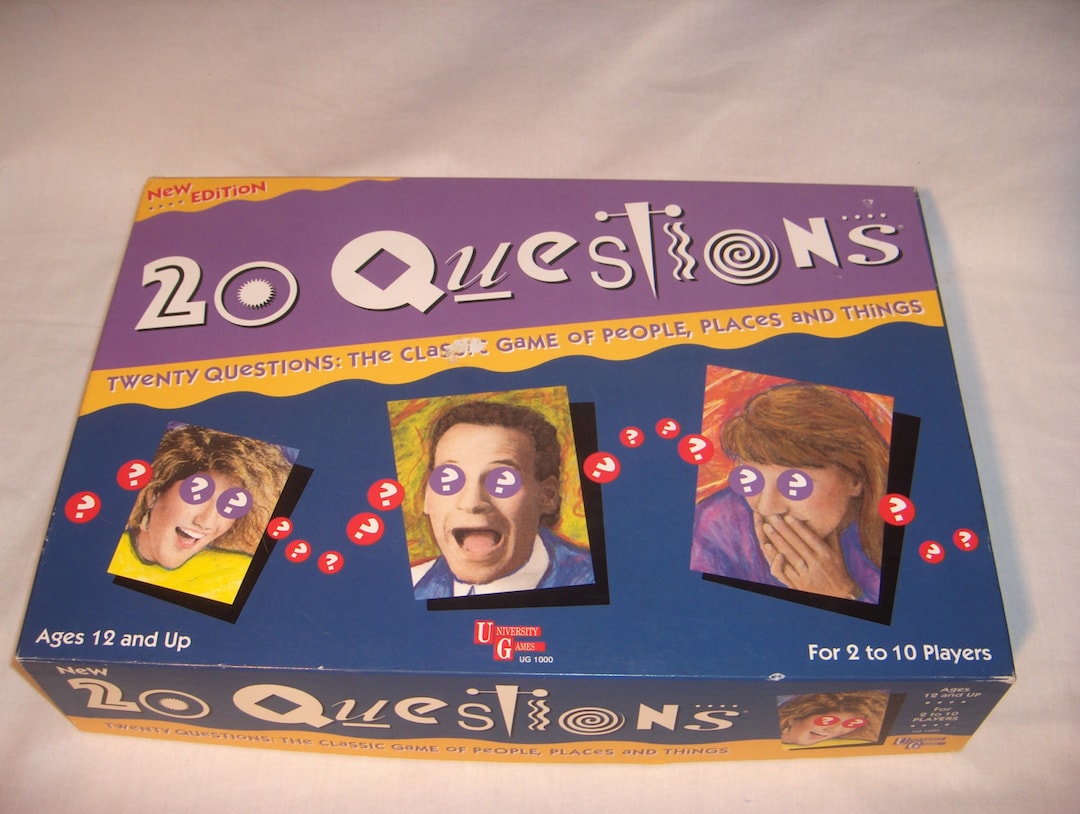 20 QUESTIONS the Classic Game of People Places and Things 1992 ...
