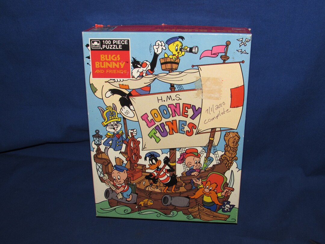 Bugs Bunny Puzzle And Friends 100 Pieces Looney Tunes 1983 Etsy
